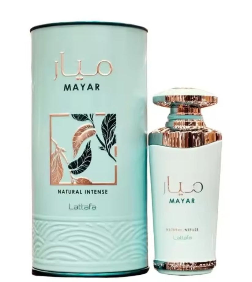 MAYAR NATURAL INTENSE by Lattafa 100 ml. Perfume árabe mujer. Alta dur ...